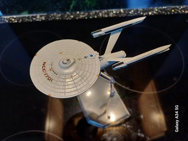 RESIN MODEL STAR Trek Starship Enterprise NCC-1701 With Display Stand £ ...