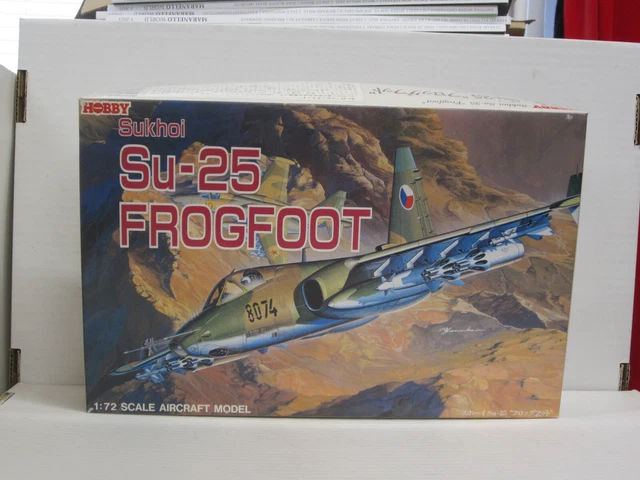 BAUSATZ DÜSENFLUGZEUG SUKHOI SU-25 Frogfoot Hobby S05-1300 Box 1:72 ...