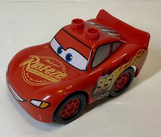 LEGO DUPLO PIXAR Cars LIGHTNING McQUEEN Rust-eze #95 Radiator Springs ...