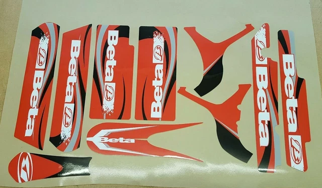 BETA REV 3 GRAPHICS KIT DECAL KIT STICKER KIT TRIALS DECAL SET red £39. ...