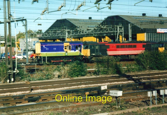 RAILWAY PHOTO 6X4 Class 08 08454 Silverlink Livery Willesden TMD 11/10 ...