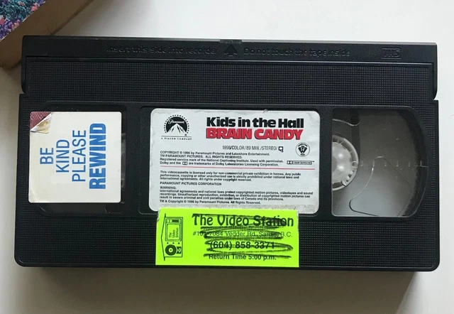 KIDS IN THE Hall Brain Candy VHS 1996 90s Cult Comedy NTSC $15.99 ...