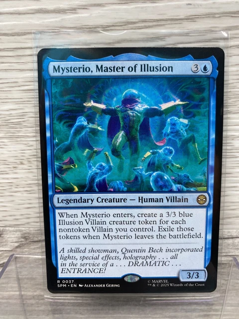 2025 MAGIC THE Gathering Marvels Spider-man Non-Foil Mysterio Master of ...