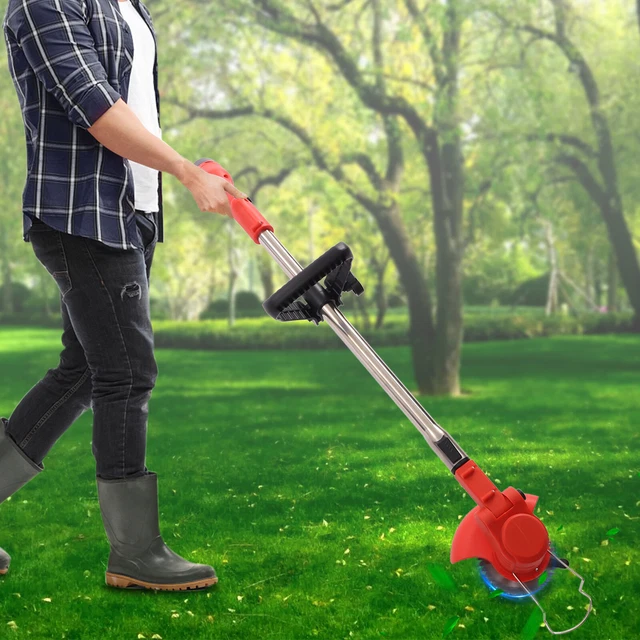 CORDLESS ELECTRIC GRASS String Trimmer Lawn Edger Weed Wacker Cutter ...