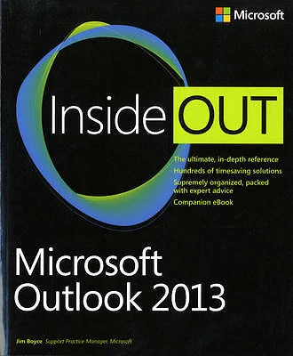 JIM BOYCE : Microsoft Outlook 2013 Inside Out Expertly Refurbished Product £14.99 - PicClick UK