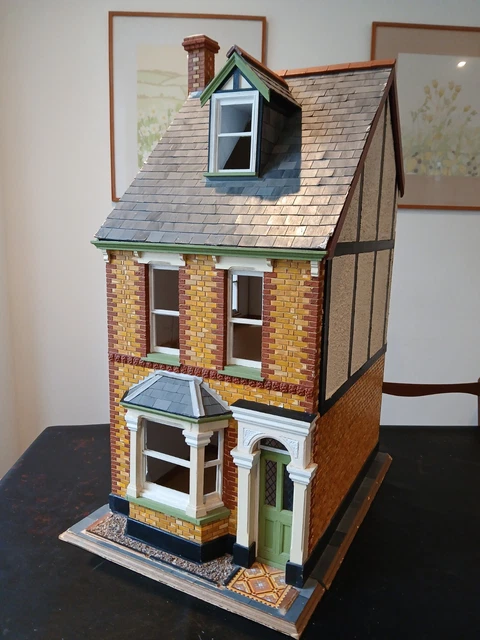 HANDMADE 12TH SCALE Victorian Terraced Dolls House £208.68 - PicClick UK