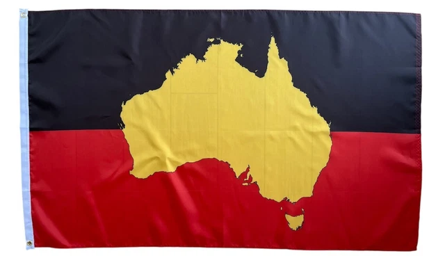 LAND MAP AUSTRALIAN Flag Aboriginal Indigenous Australian Flag 150 x ...