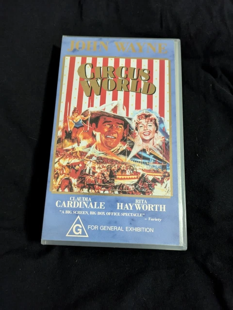 CIRCUS WORLD - VHS - John Wayne $19.50 - PicClick AU