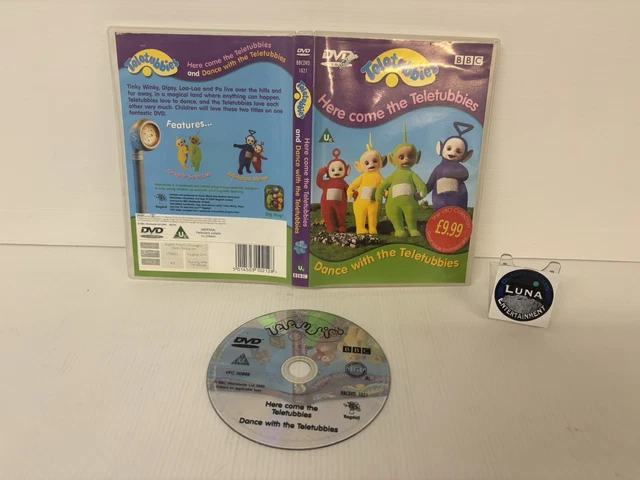 HERE COME THE Teletubbies Dance With The Teletubbies DVD (1997) £59.99 ...