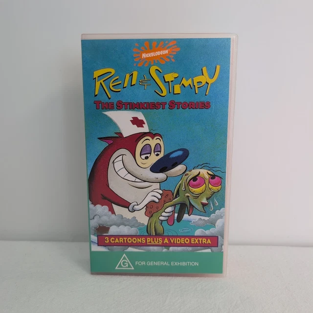 REN AND STIMPY - The Stinkiest Stories 1996 Original VHS tape $25.00 ...