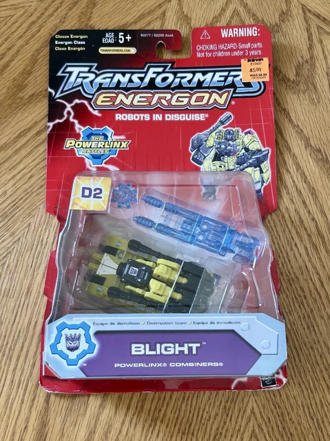 TRANSFORMERS ENERGON RID BLIGHT Powerlinx Bruticus Maxiumus Combiners ...