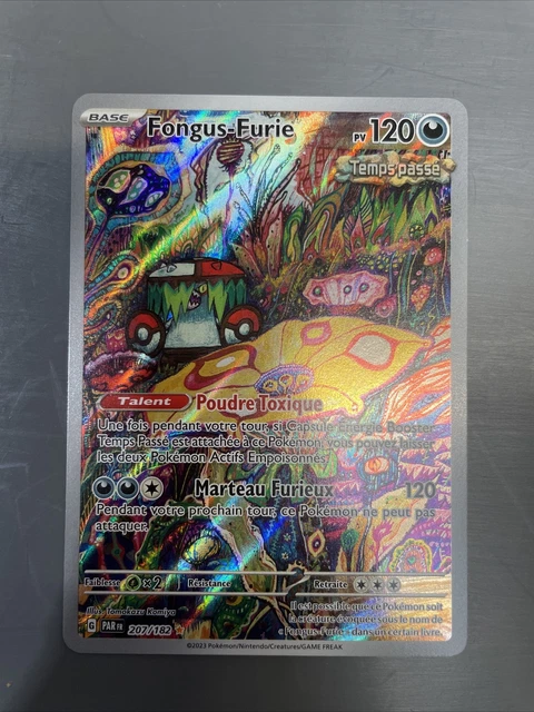 CARTE POKEMON FONGUS-FURIE 207/182 Secret Faille Paradoxe EUR 19,99 ...