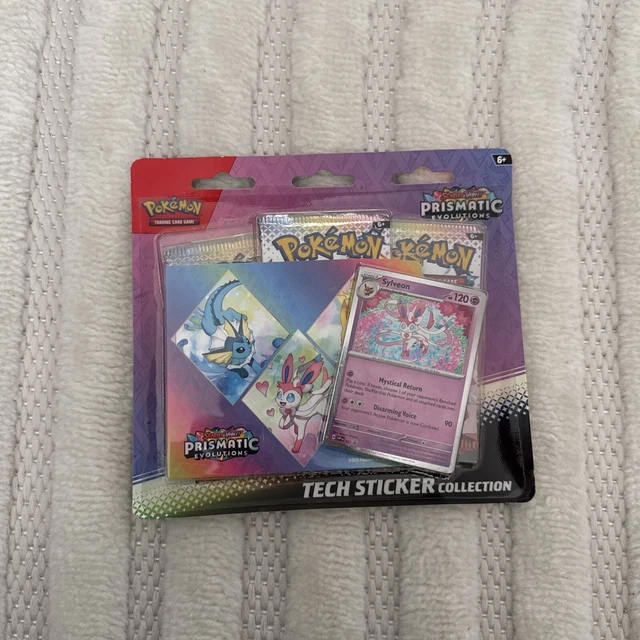 POKEMON SCARLET & Violet Prismatic Evolutions Tech Sticker Collection ...