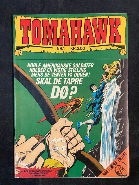 TOMAHAWK N. 1 Fumetto Danese 1969 Frank Frazetta Art Fn/Vf EUR 44,48 ...