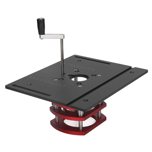 ROUTER LIFT MANUAL Lifting Router Router Table Saw Insert Base Plate ...