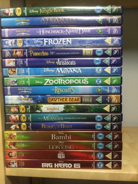 WALT DISNEY DVD Bundle x17 Children’s Kids Family Films Movies Disney ...