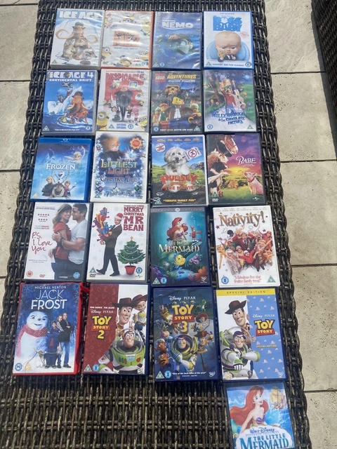 DISNEY DVD BUNDLE Frozen Little Mermaid Toy Story Ice Age £20.00 ...