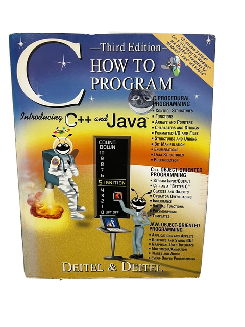 C HOW TO Program: Third Edition. Introducing C++ And Java 3rd Ed. $16. ...
