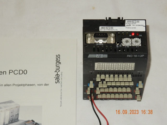 SAIA BURGESS RIO 16 I DP, PCD0. G120 PLC Module, unbenutzt, war ...