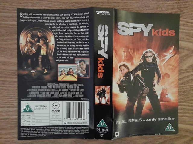 SPY KIDS (VHS/SUR, 2001) COVER ONLY £4.99 - PicClick UK