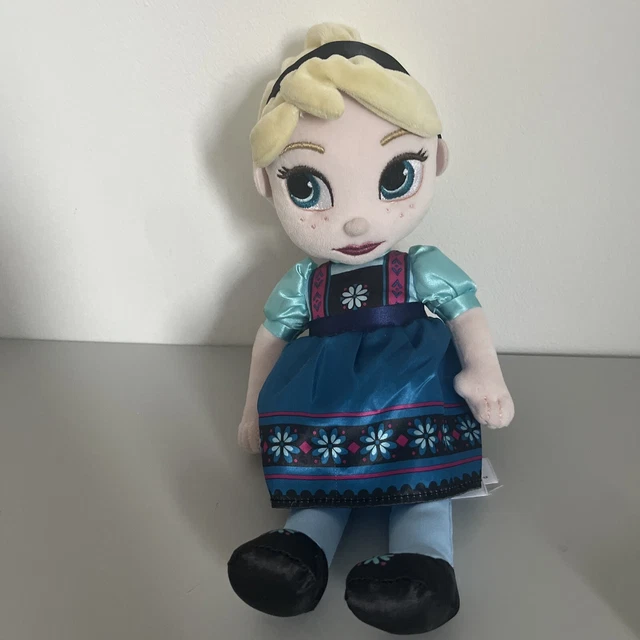 DISNEY STORE ELSA Plush Doll Frozen Animator's Collection 12" £7.85 ...