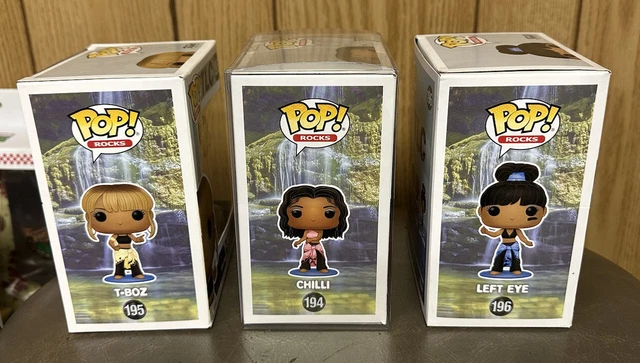 FUNKO POP ROCKS Tlc Left Eye T-Boz Chilli Waterfalls Chase Blue 194 95 ...