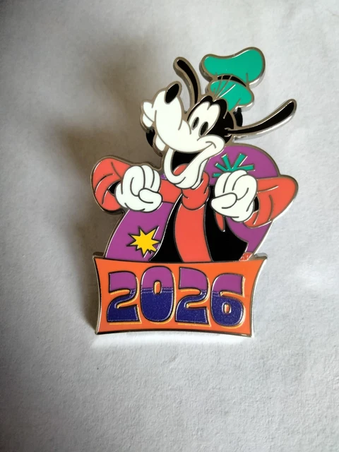2026 DISNEY PARKS Dated Year Mystery Box Pin Goofy ONLY £13.38 ...