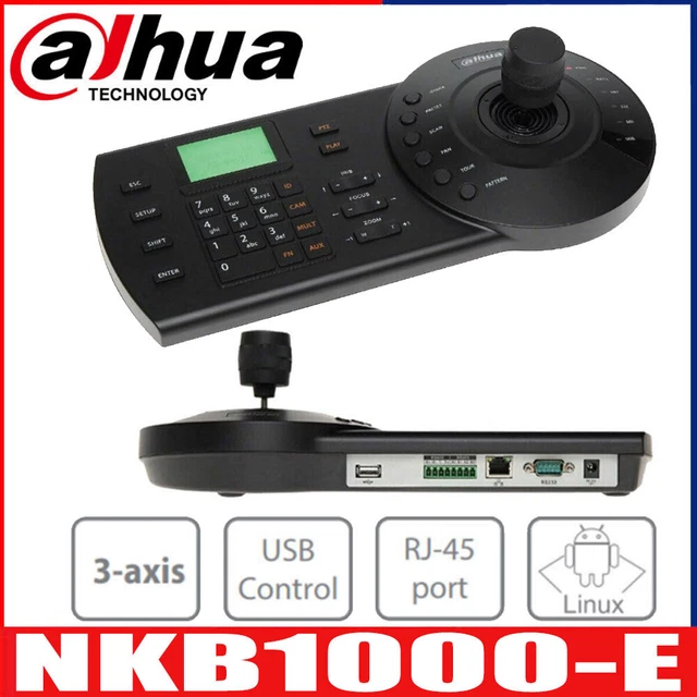 NUOVO JOYSTICK CONTROLLER DaHua NKB1000-E PTZ per telecamere PTZ ...