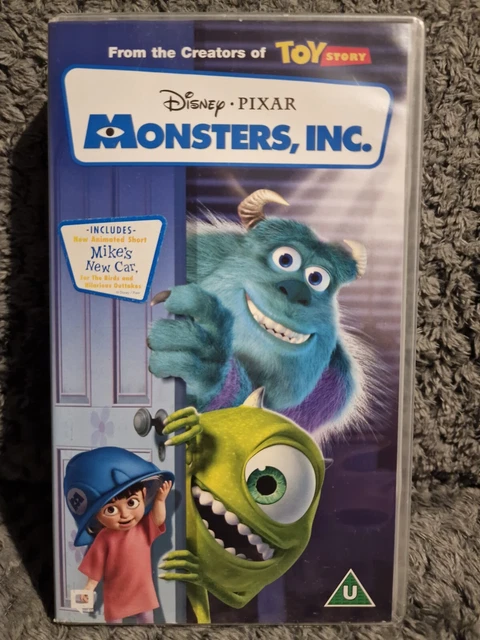 MONSTERS INC VHS Video Tape Blue Cassette Disney Pixar EUR 11,30 ...