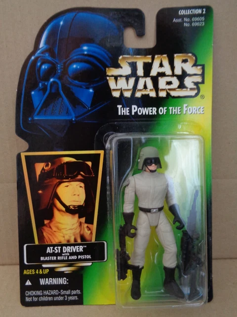 STAR WARS THE Power Of The Force AT-ST Driver Imperial Blaster Pistol £ ...
