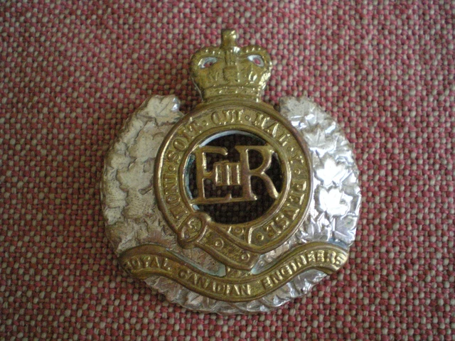 1950S ROYAL CANADIAN Engineers Cap Badge $12.00 - PicClick CA