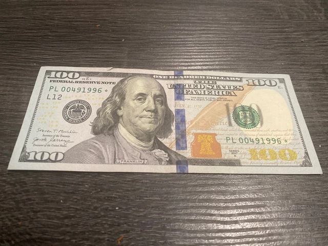 VERY RARE 100 dollar bill star note 2017a and Rare Birthday Note, April ...