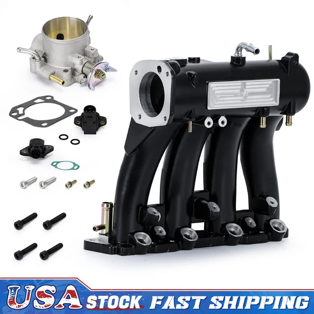 70MM THROTTLE BODY Intake Manifold For Honda D-Series D16Z6 D15A2 D15Z1 ...