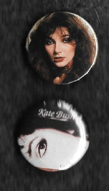 KATE BUSH LIONHEART Ivy Cloudbusting Running Wow Dreaming 2x32mm badges ...