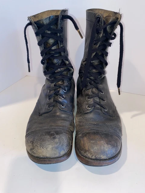 ORIGINAL WWII U.S. Army Leather Service Boots~Blanchard~SLPM Marked~10R ...