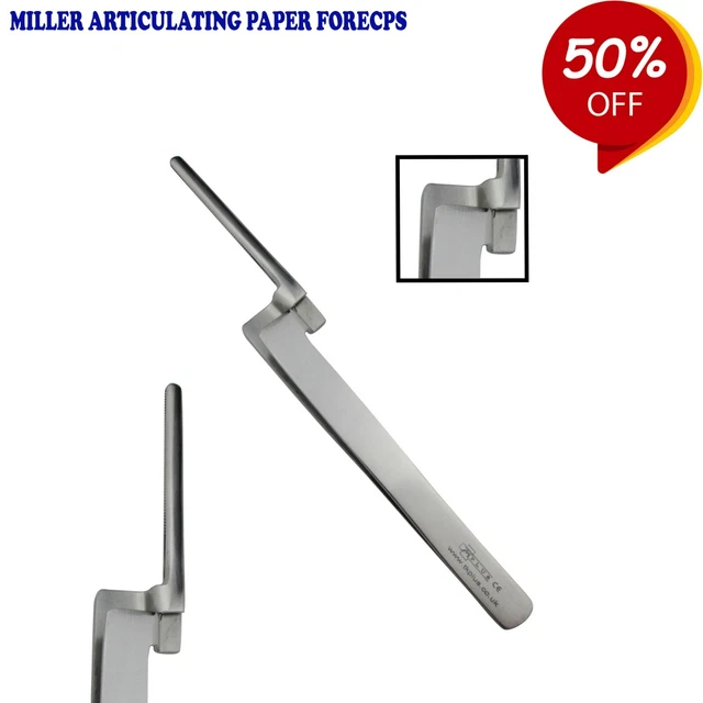 RESTORATIVE AMALGAM MILLER Articulating paper Forceps Laboratory ...