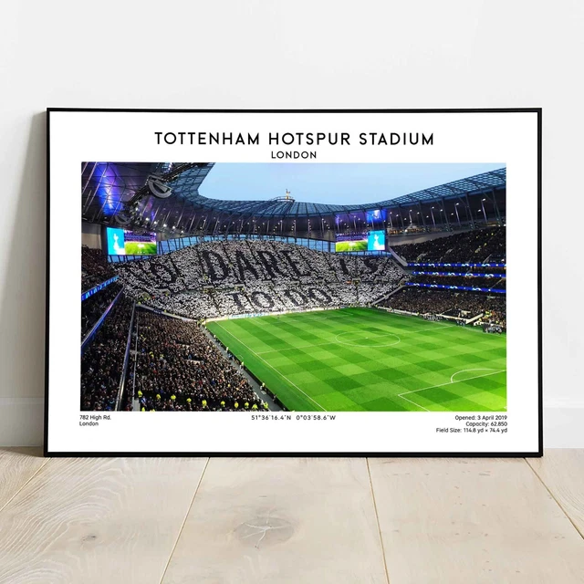 TOTTENHAM HOTSPUR STADIUM Poster Print/ Spurs Wall Art Print £10.60 ...