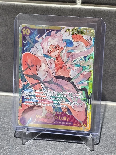 ONE PIECE CARD Monkey D Luffy Gear 5 OP05-119 SEC Parallel Awakening ...