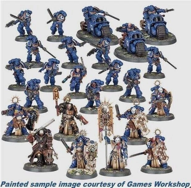 WARHAMMER 40K INDOMITUS Box Space Marine Half (NOS) - Prêt à être ...
