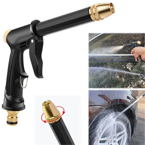 HIGH PRESSURE WATER Spray Gun Metal Brass Nozzle Garden Car Lawn Wash ... HIGH PRESSURE WATER Spray Gun Metal Brass Nozzle Garden Car Lawn Wash ...