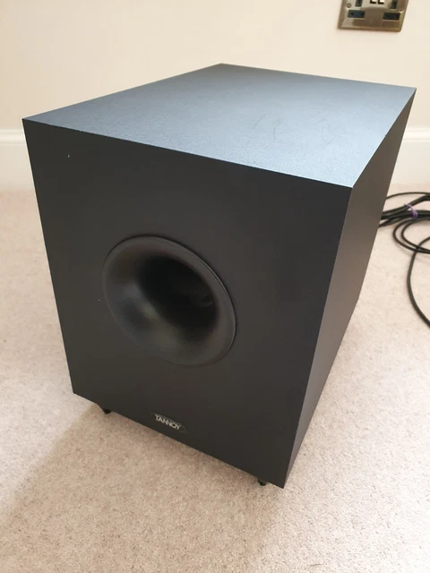TANNOY SFX 5.1 ACTIVE 100W SUBWOOFER SUB BLACK SPEAKER Home Cinema RCA £75.00 - PicClick UK