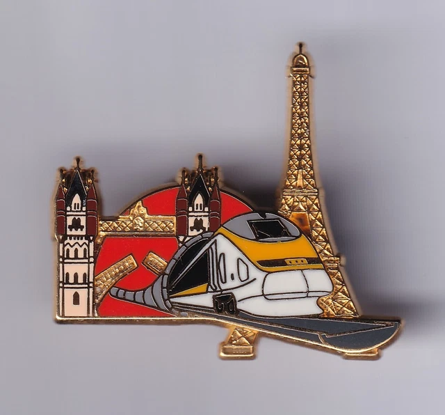 RARE PIN'S PINS.. Train Railways Sncf Tgv Eurostar London Tour Eiffel Big ~Fr £9.19 - PicClick UK