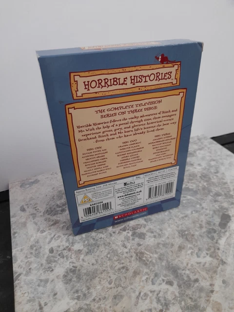 HORRIBLE HISTORIES DVD box set THE COMPLETE TV SERIES ON 3 DISCS EUR 7,05 - PicClick IT