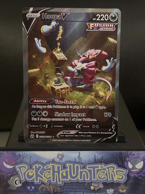 POKEMON CARD HOOPA V GG53/GG70 Crown Zenith Galarian Gallery Near Mint ...
