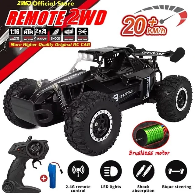 2WD 1:16 REMOTE Control Car High Speed 20KM/H Off Road Dune Buggy Race ...