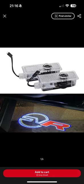 LAND ROVER RANGE Rover Door Projector Light Puddle Lamp SVR £21.52 ...