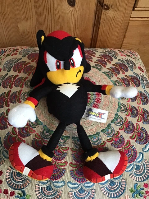 GOSH SONIC X Project Shadow Black Red Hedgehog Plush Soft Toy 10" £39. ...