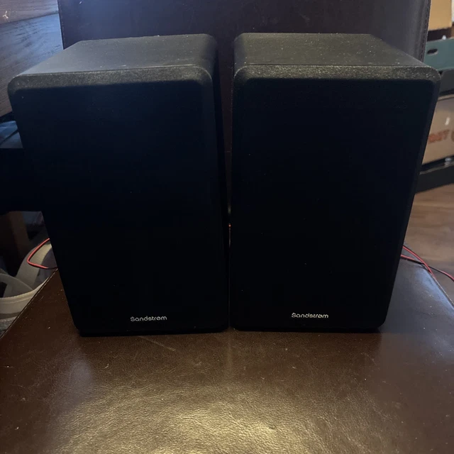 SANDSTROM SHFUSB13 50W Bookshelf Hi-Fi Stereo Speakers Black £17.99 ...