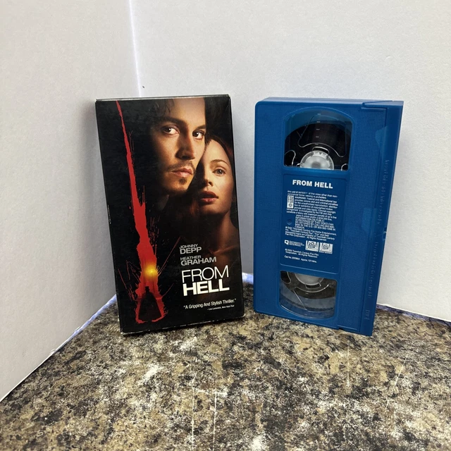 FROM HELL (VHS, 2002) Horror Blue VHS Johnny Depp Heather Graham £4.69 ...