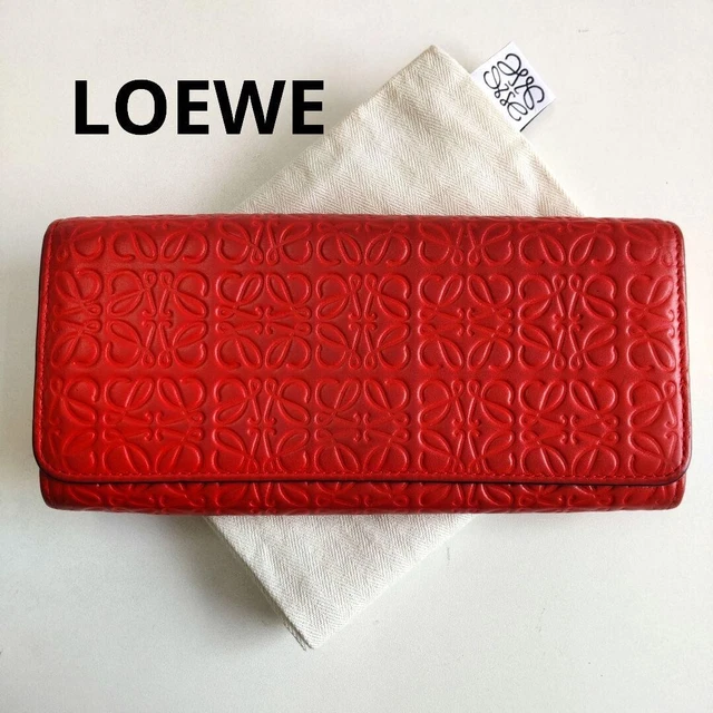 LOEWE LONG WALLET anagram primary red 33 £216.04 - PicClick UK